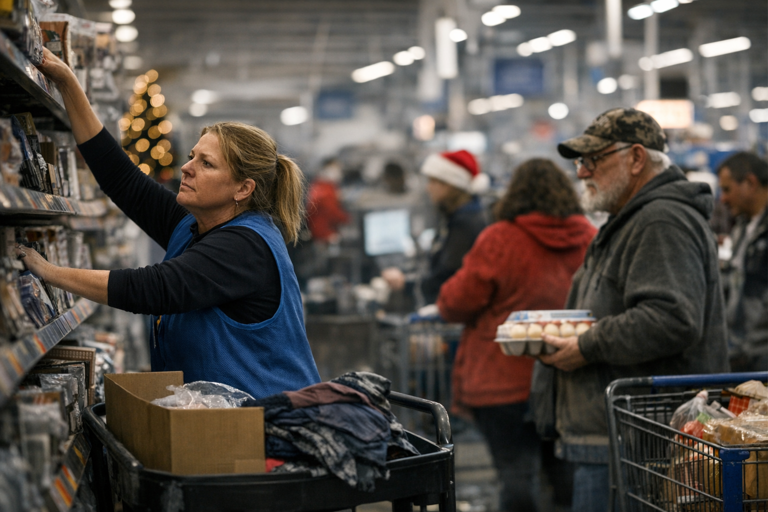 Retail seasonal hiring drops, Walmart workers may see more hours ...