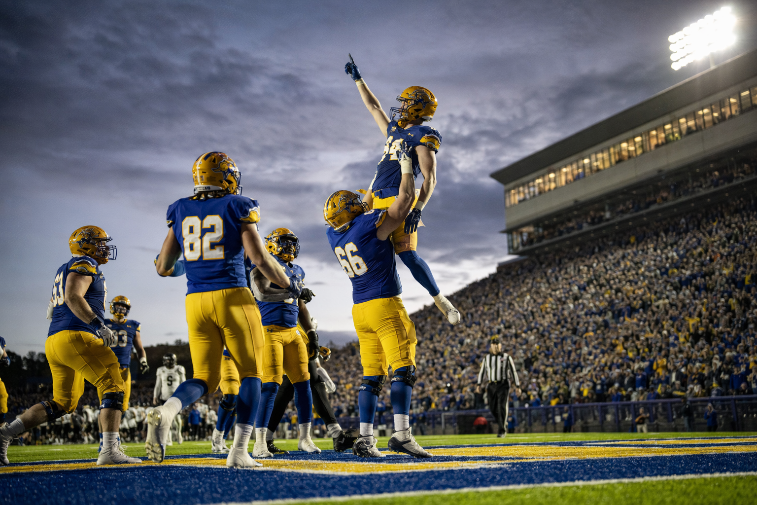 South Dakota State loads 2026 schedule with seven home games, FBS test ...