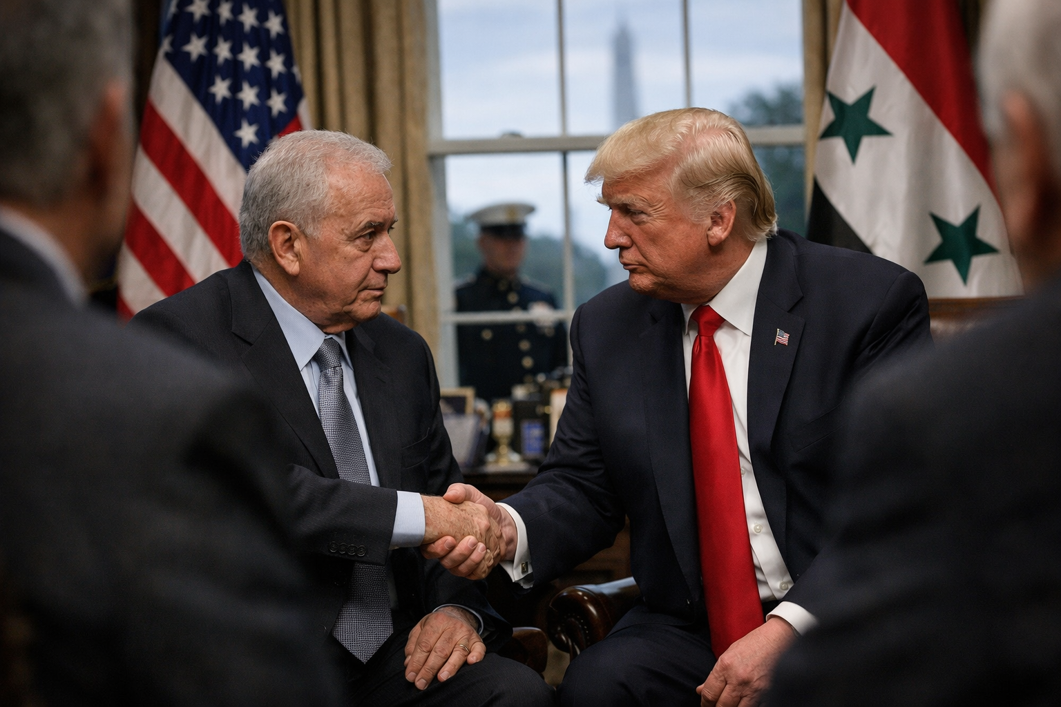 Trump Meets Sharaa at White House, Signaling Swift Syria Policy ...
