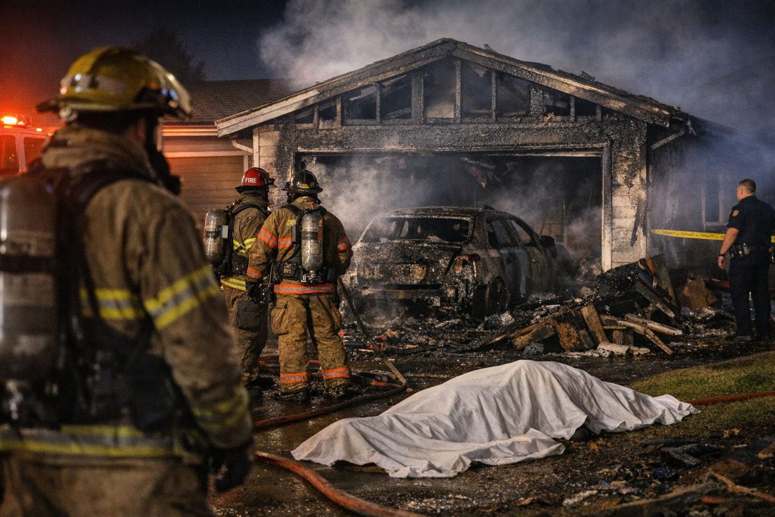 Garage Fire in Springfield Claims One Life, Investigation Underway ...