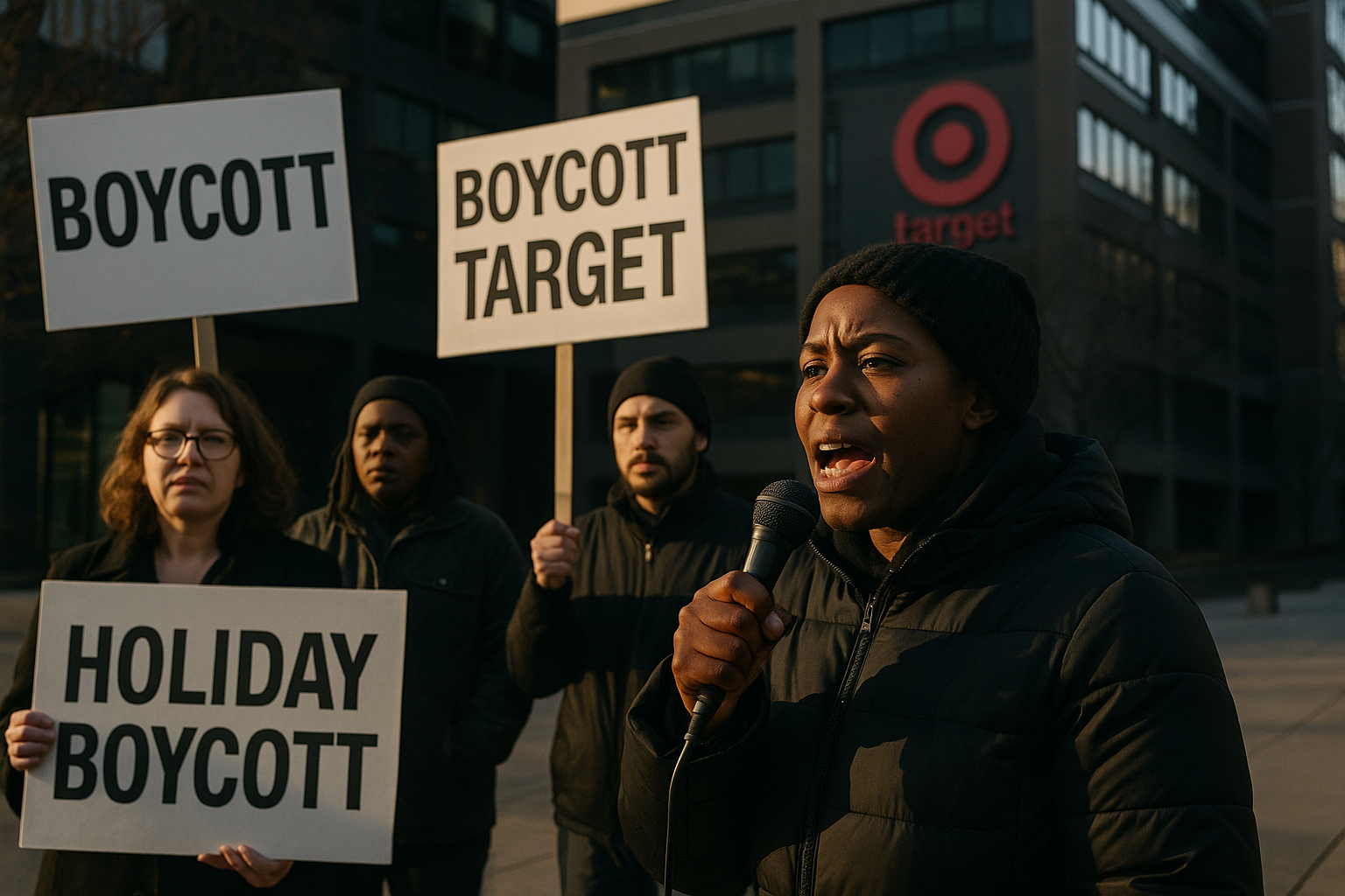 Activists Renew Holiday Boycott Call Outside Target Headquarters ...