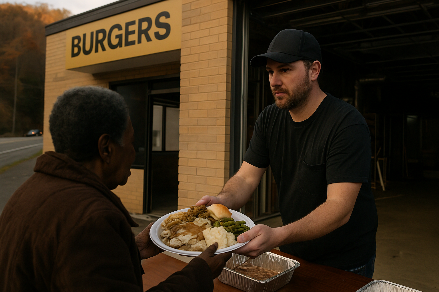 Local Burger Shop Gives Thanksgiving Meals, Moves to New Location ...