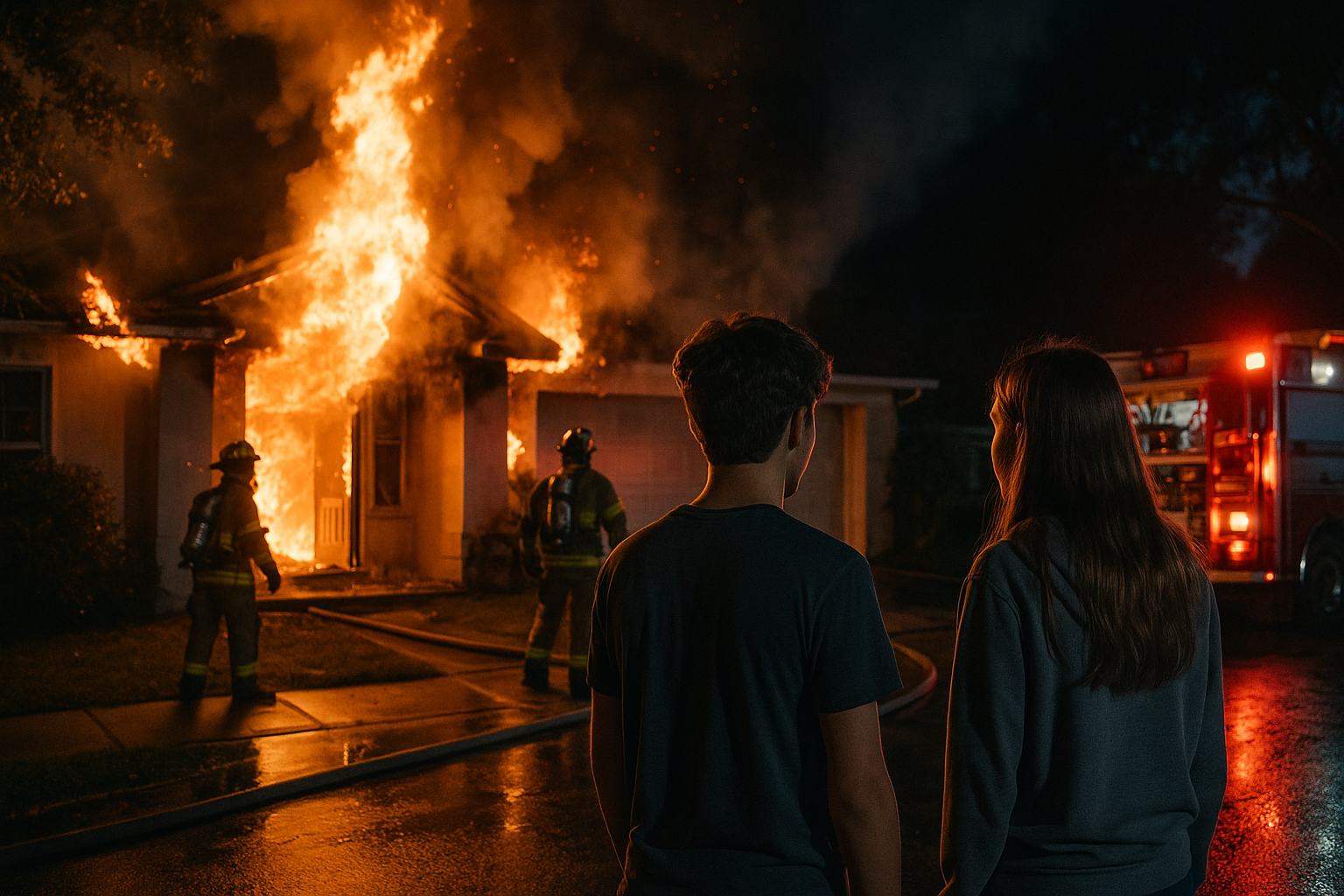 House Fire in Lake Mary Displaces Family, Two Teens Escape | Prism News