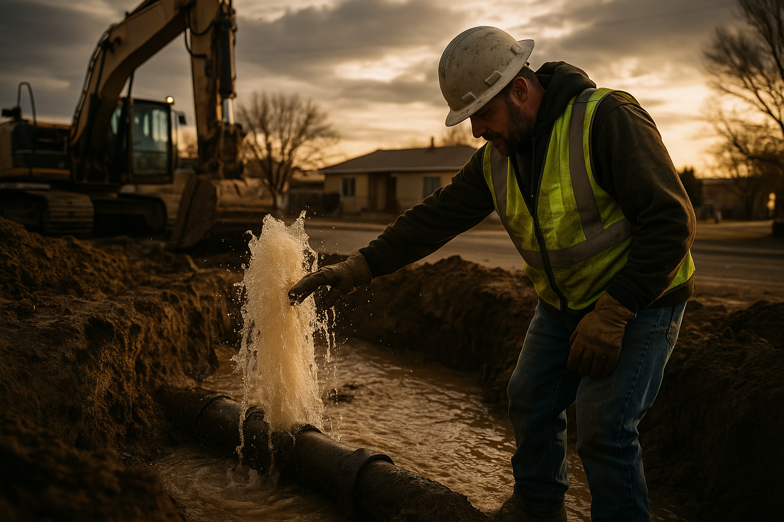Gallup Water Line Repair Causes Temporary Low Pressure for Residents ...