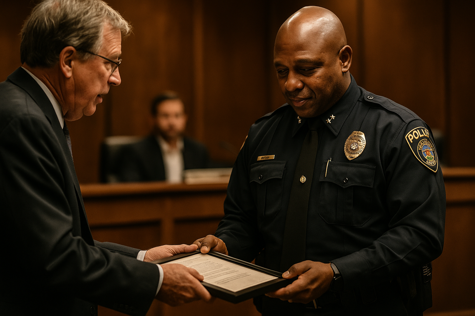 Mebane Honors Assistant Police Chief Byrd, Marks 28 Years Service ...