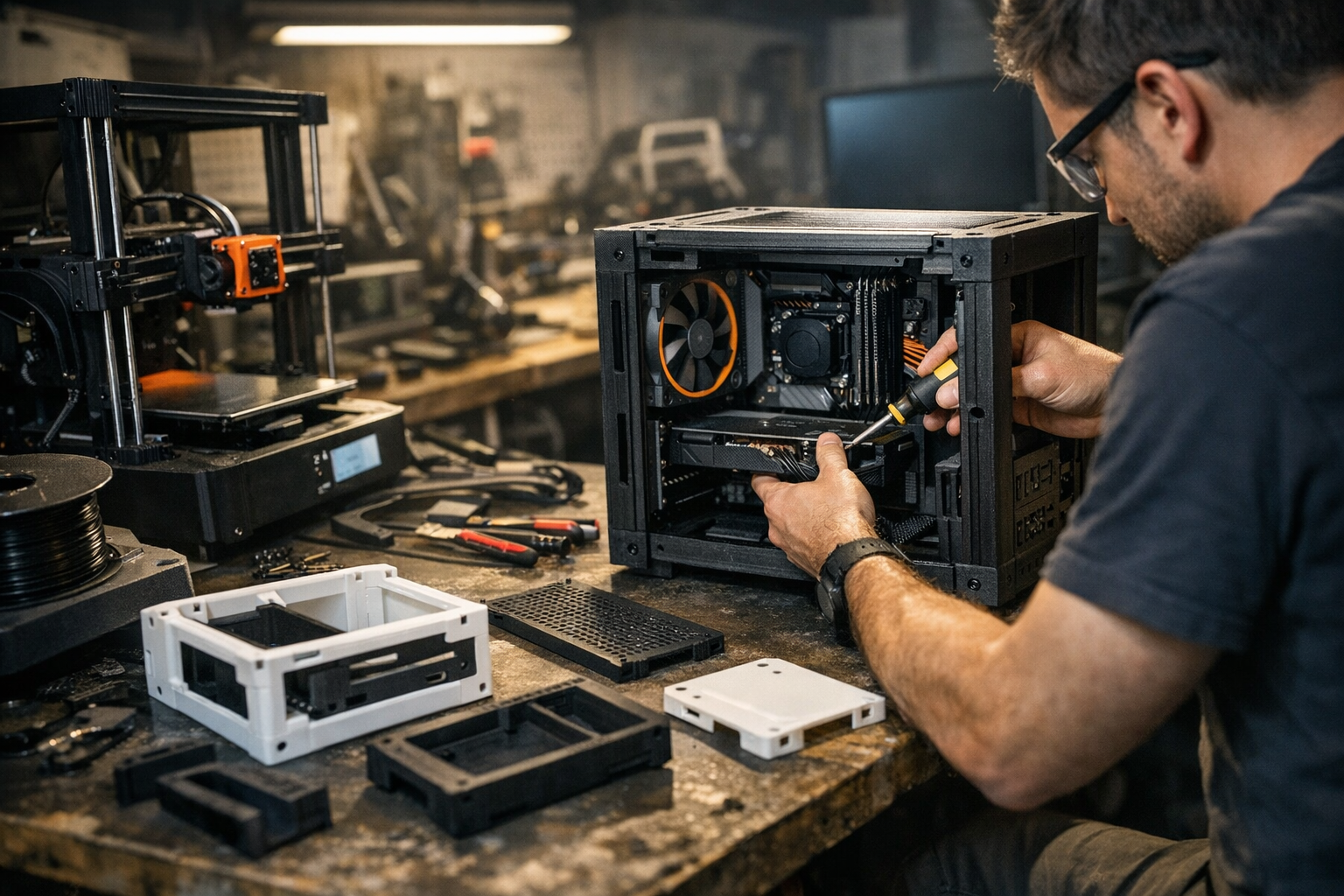 Printable PC Case Focuses on Serviceability, Customization, and ...