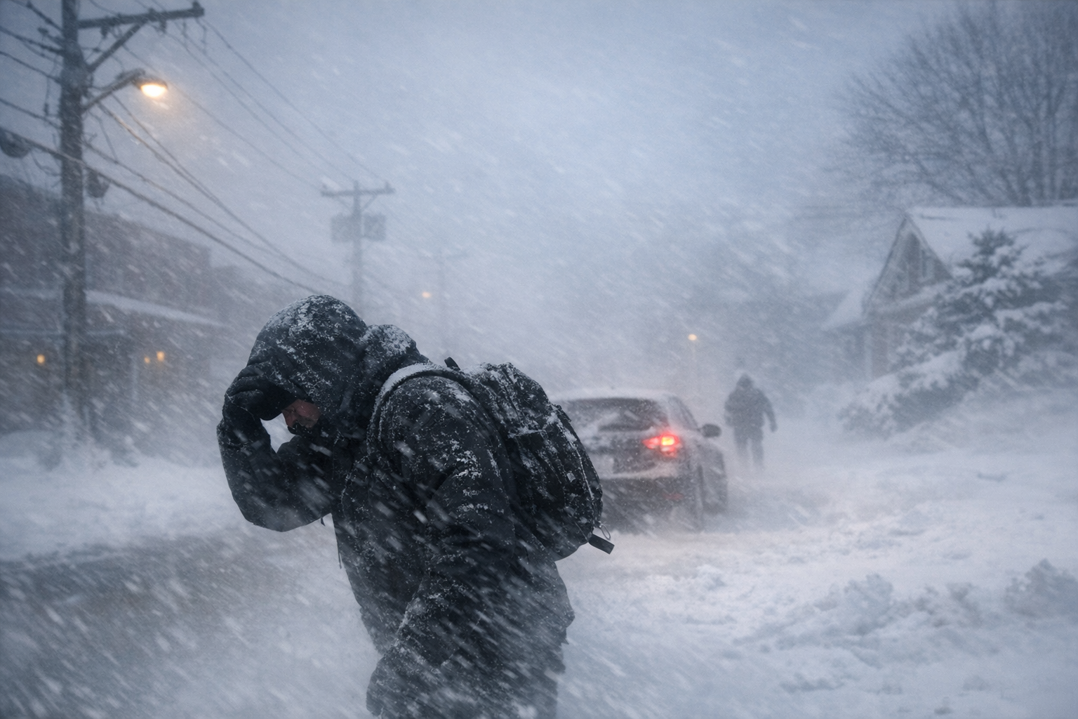 Winter storm and Arctic blast slam Midwest, Great Lakes, Northeast ...