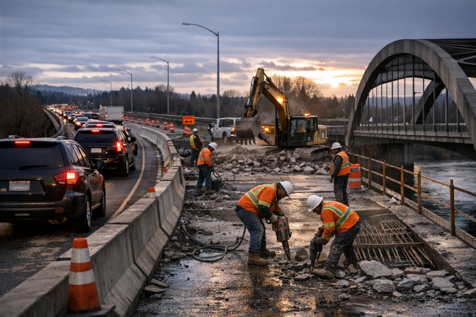 Springfield Main Street Bridge Partial Closure Begins for Repairs ...