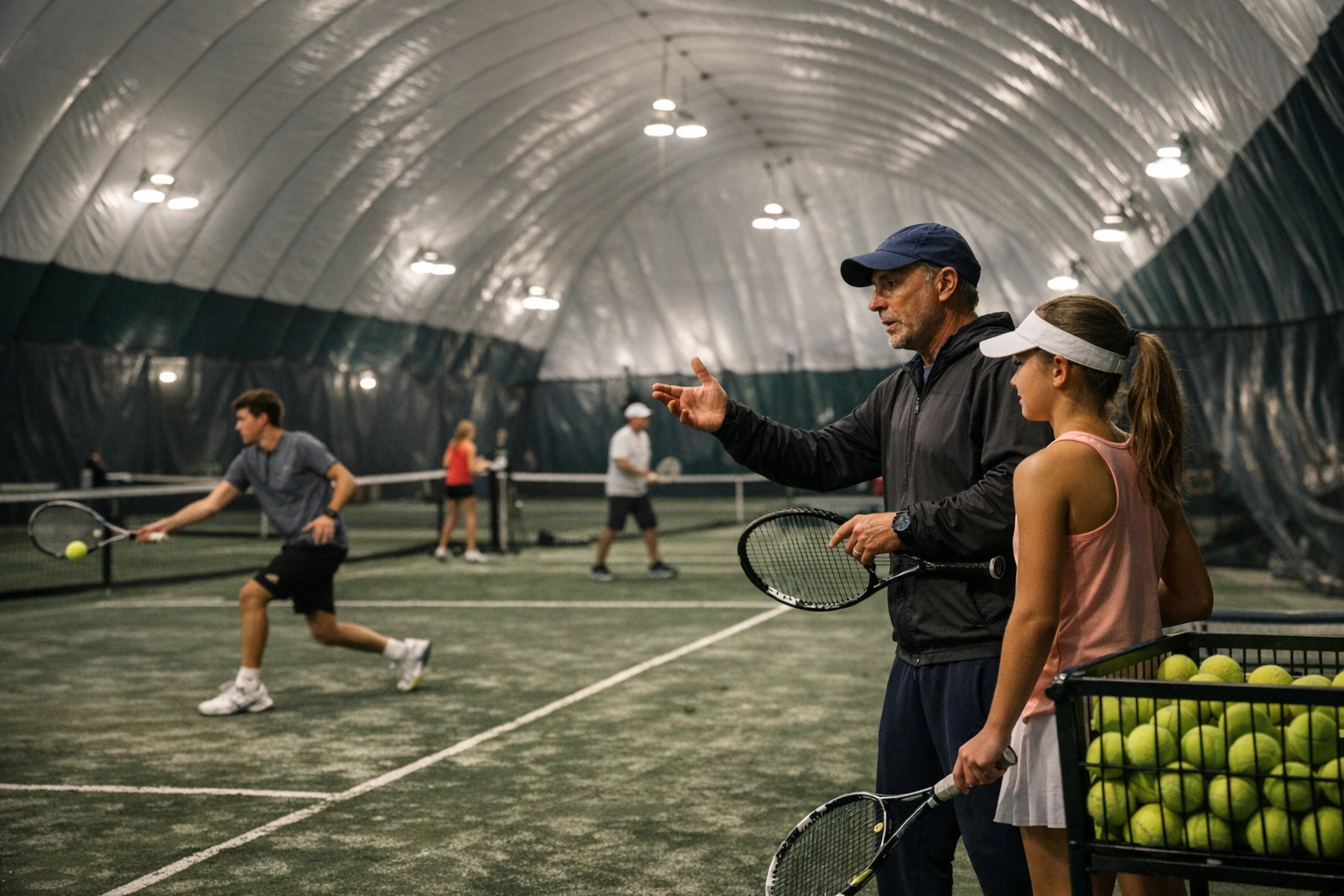 East Hampton Ross School Tennis Center Provides Year-Round Courts and ...