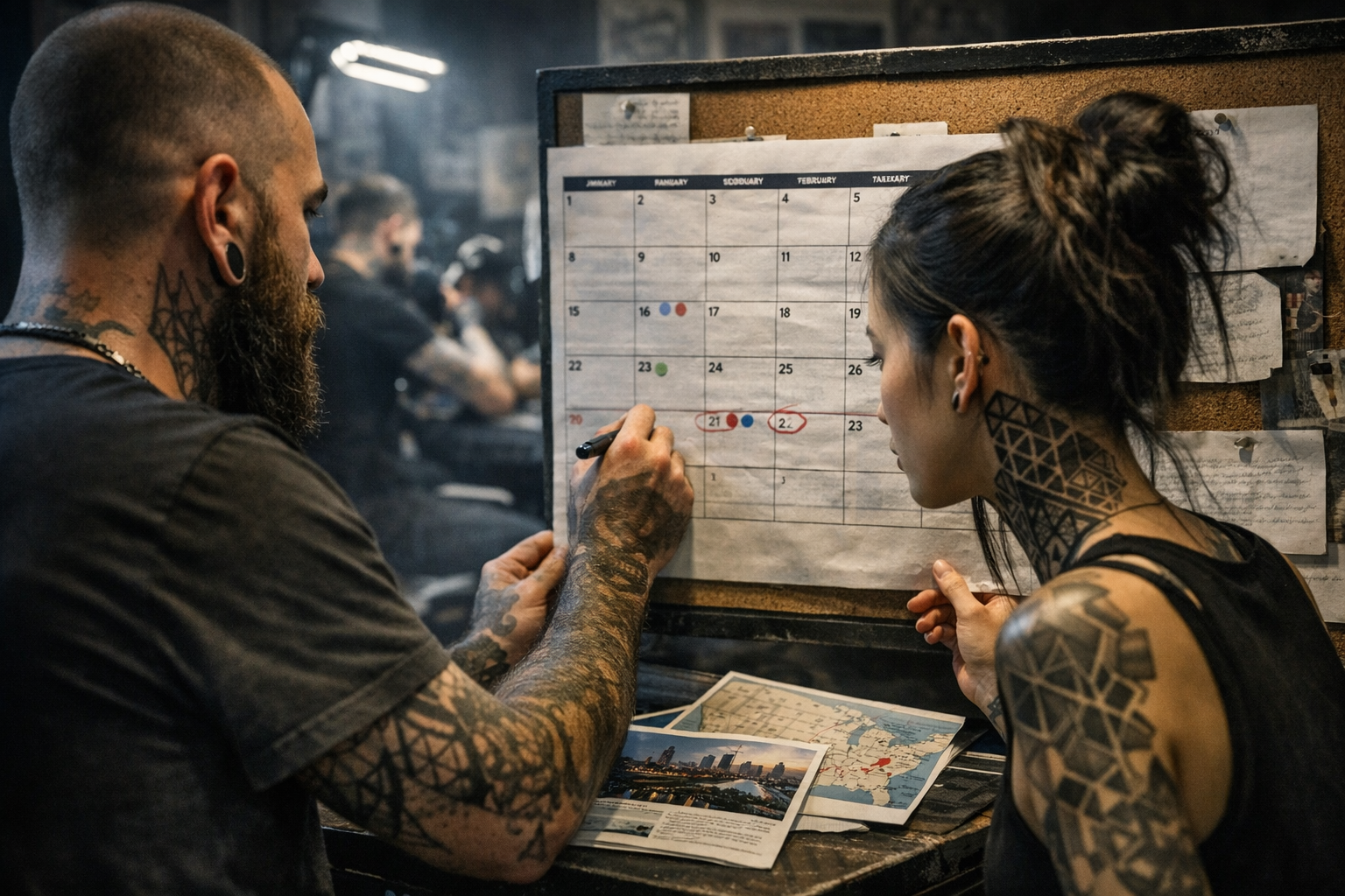 Ink Masters Updates 2026 U.S. Tattoo Calendar, Helping Geometric ...