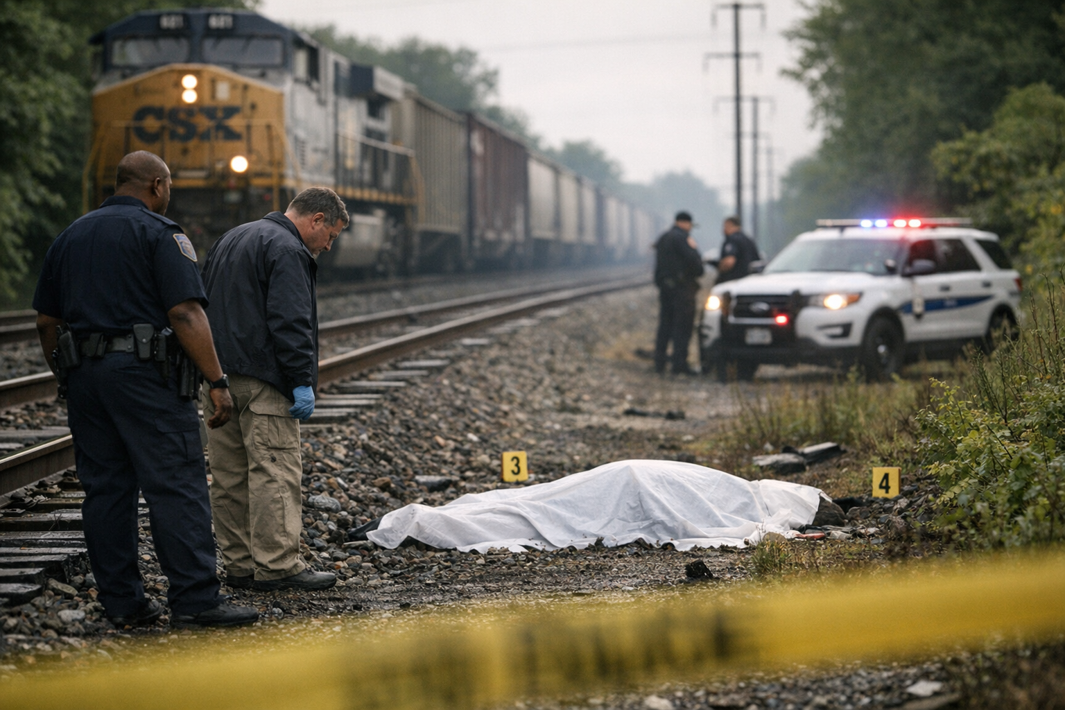 Unidentified Person Found Dead Near CSX Tracks on Addison Road | Prism News