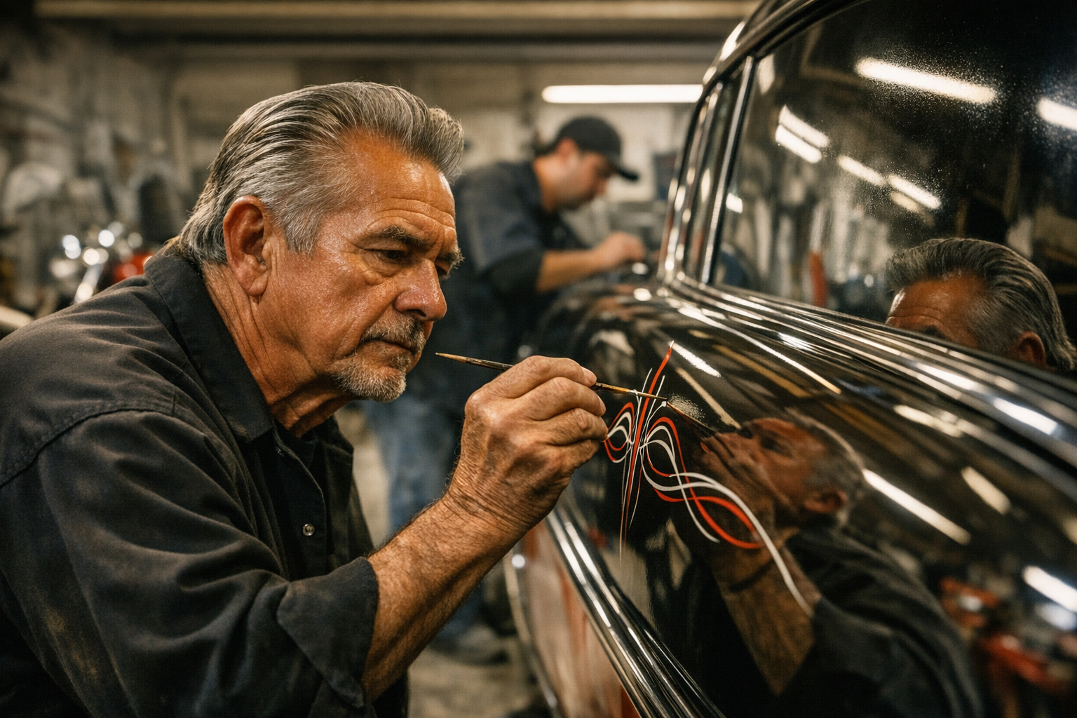 Sanger family body shop keeps decades-old pinstriping craft alive ...