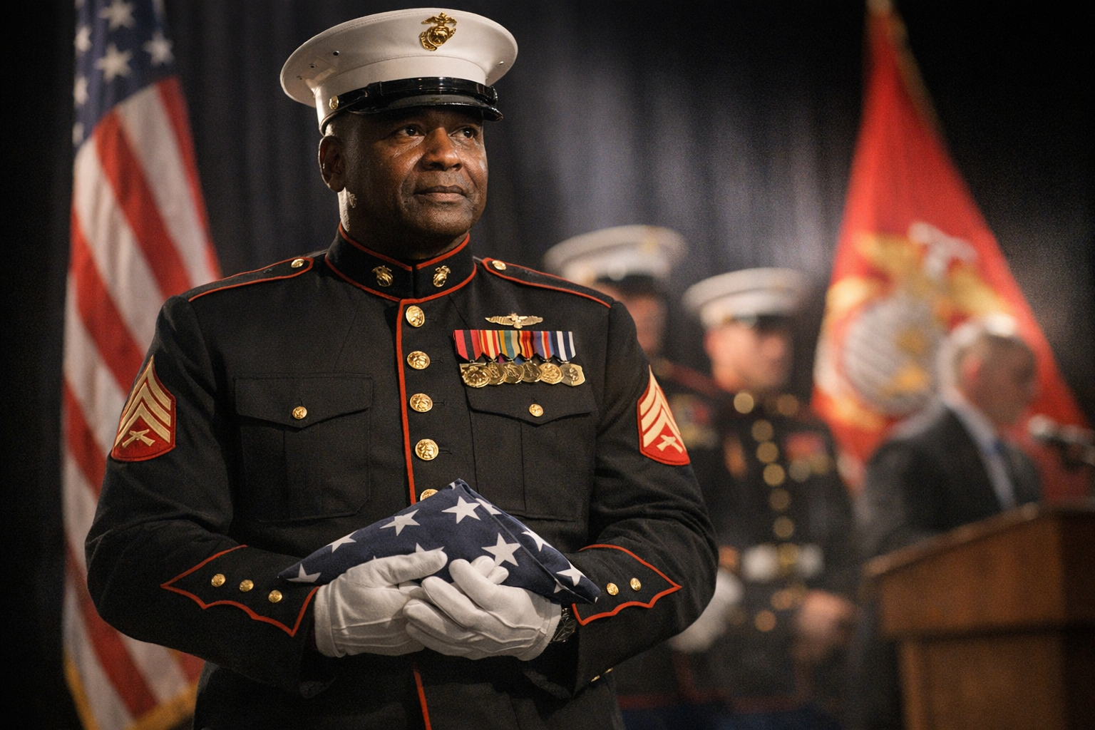 Yuma Marine Emmanuel Graham Honored for Three Decades of Service ...