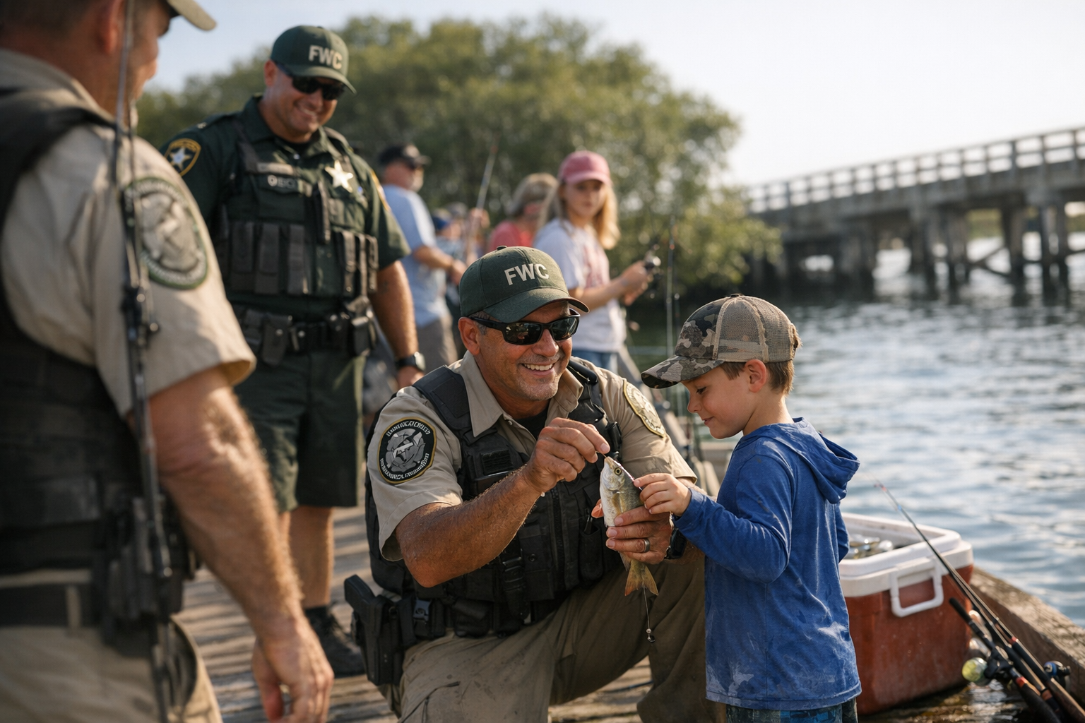 FWC Officers Assist at Lower Keys Kids Fishing Tournament in Monroe ...