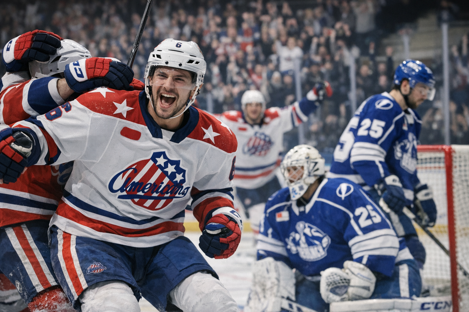 Zac Jones Scores as Amerks Blank Syracuse Crunch 3-0 | Prism News