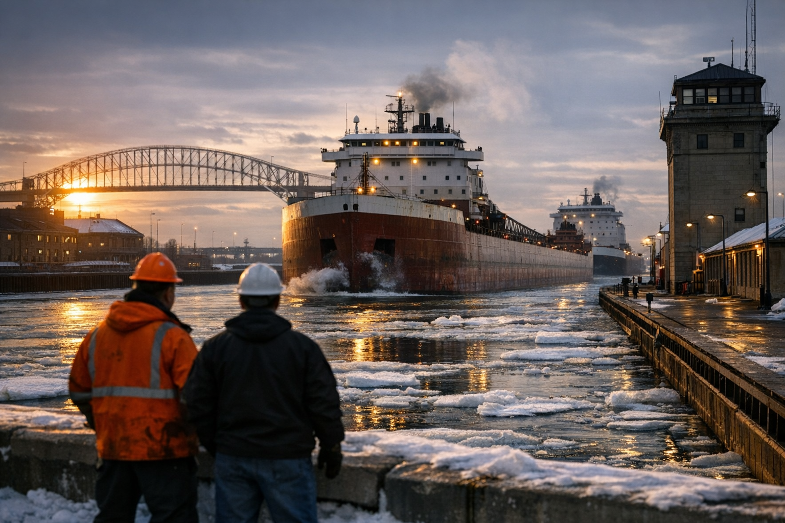 Soo Locks Set to Reopen March 25, Launching 2026 Great Lakes Shipping ...