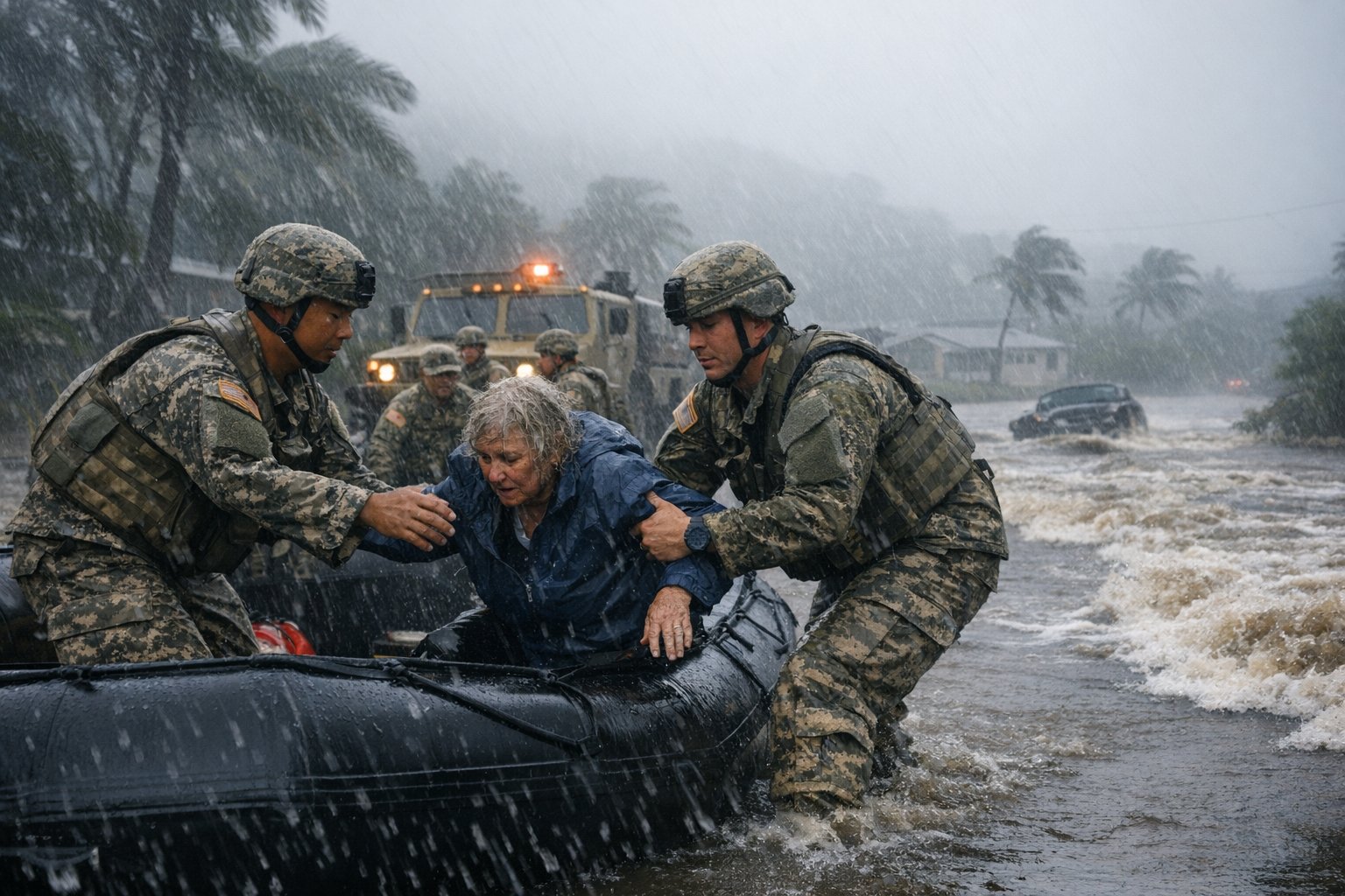 Hawaii National Guard Activates 200 Troops Statewide for Second Kona ...