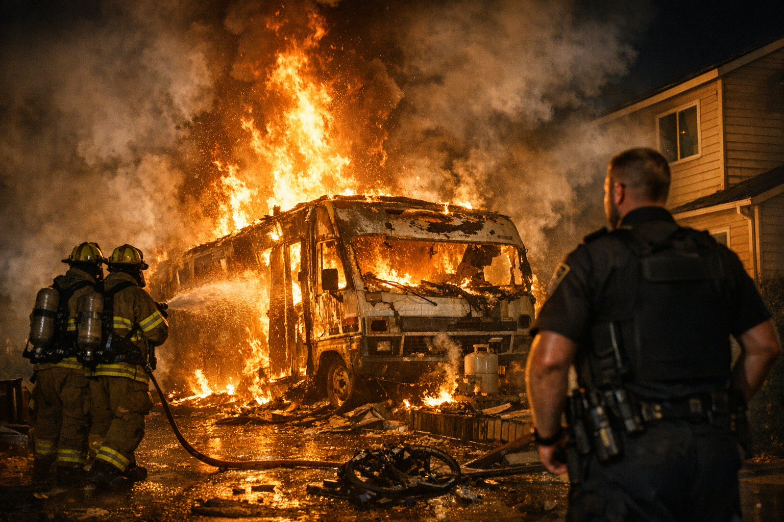 Santa Clara RV Fire Leads to Arson Arrest, Investigators Say | Prism News