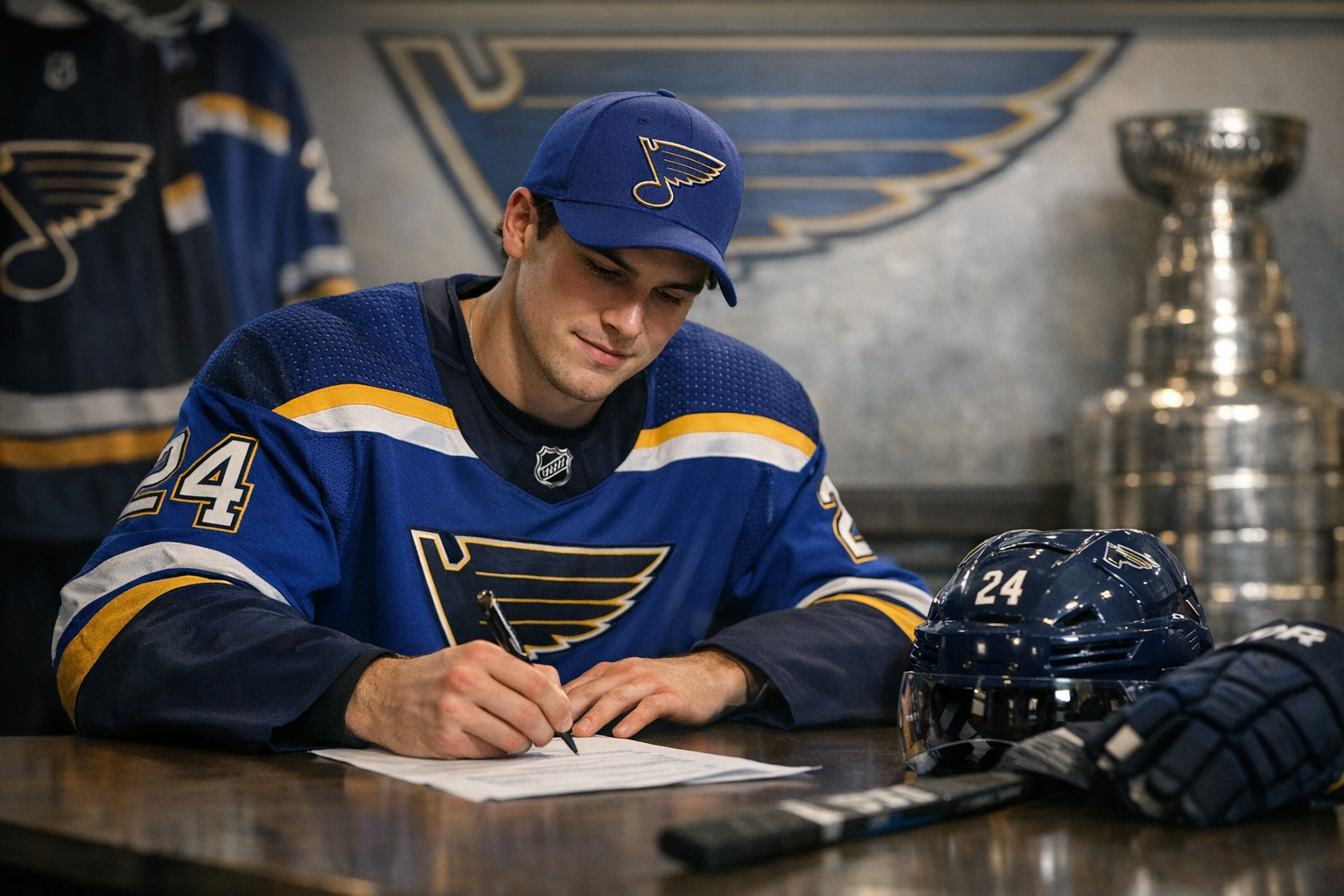 Blues Sign Defenseman Colin Ralph to Three-Year Entry-Level Deal ...