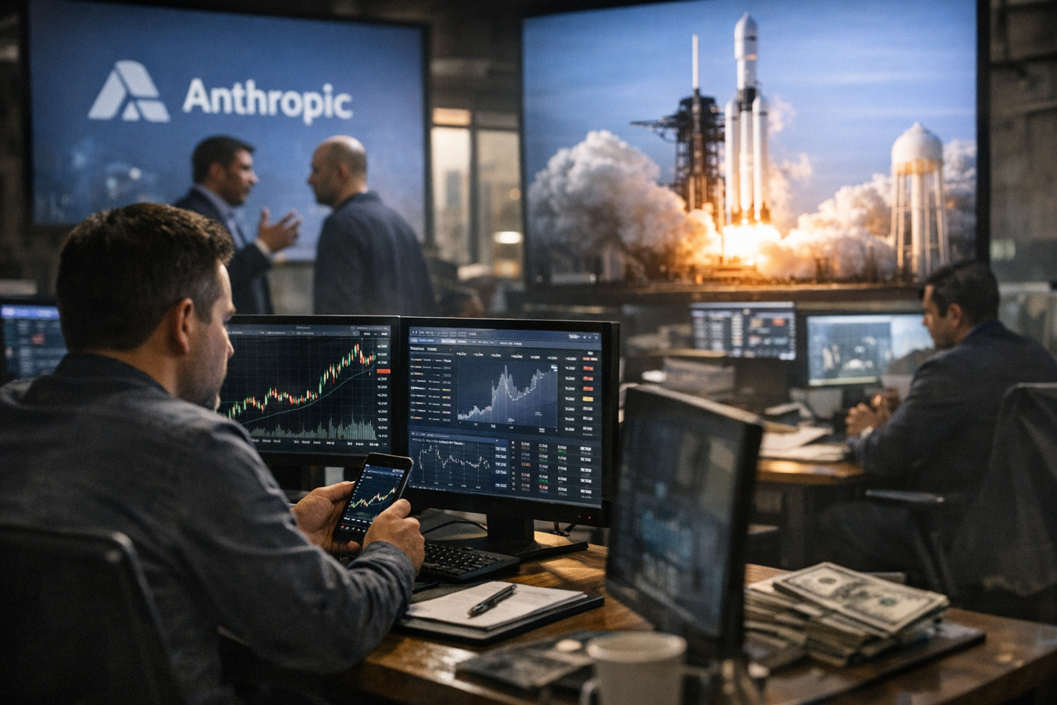 Private Share Trading Booms, Anthropic Leads While SpaceX IPO Looms ...