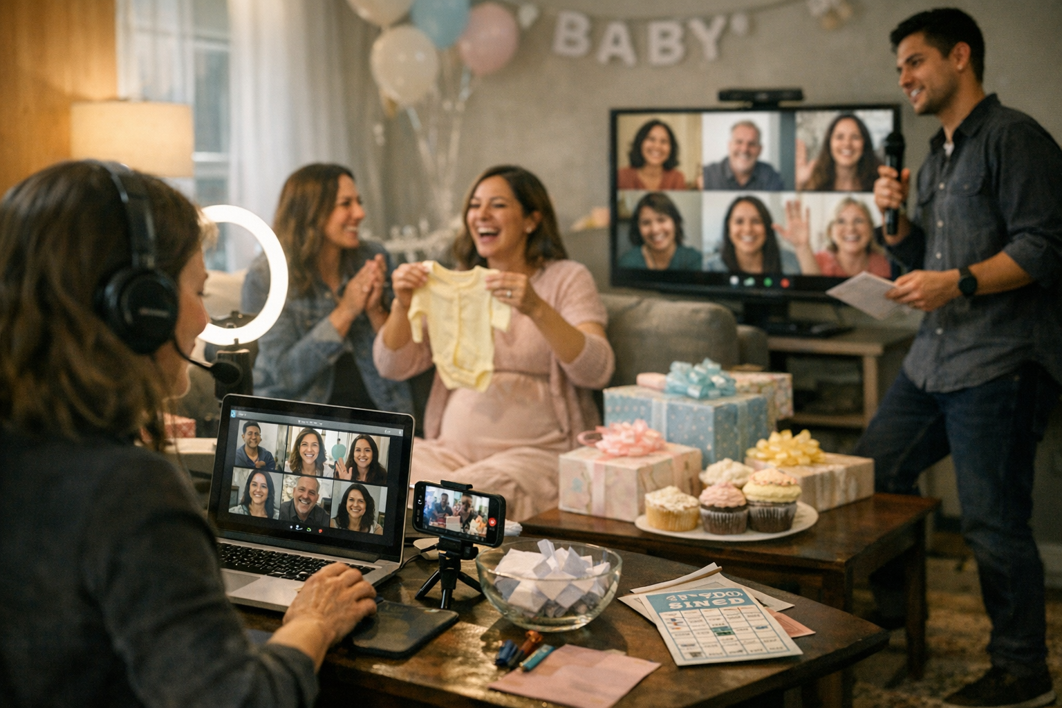 Hybrid Baby Shower Planning Checklist Covers AV, Games, and Guest ...