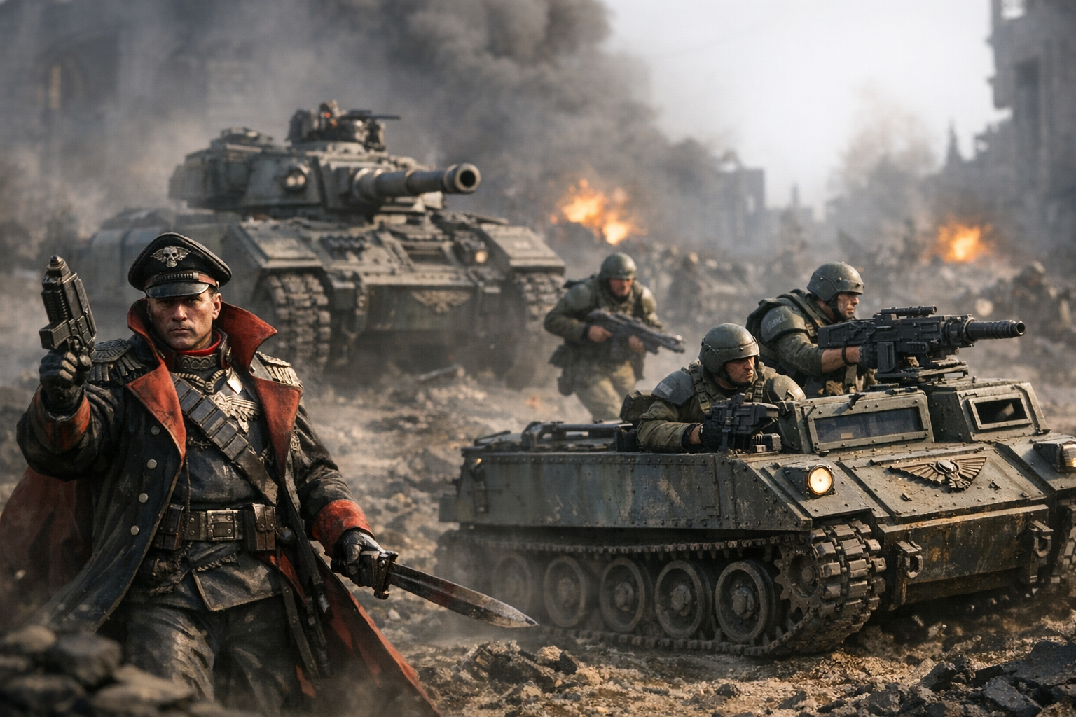 Warhammer 40k unveils Graves, Vigilance, and new mechanised Guard ...