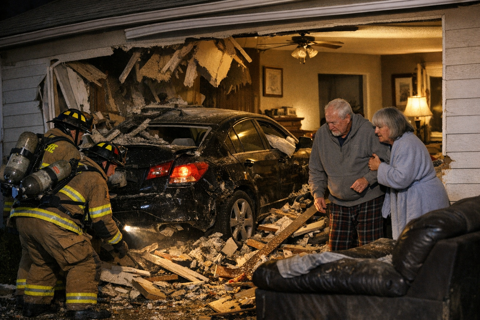 Vehicle crashes into Rathdrum home, firefighters aid homeowners | Prism ...