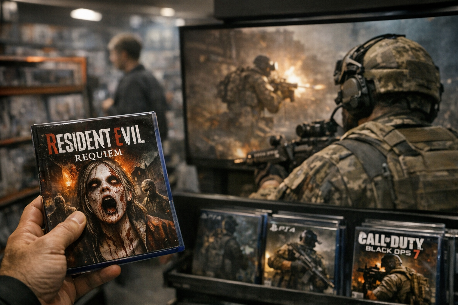 Black Ops 7 lands fifth as Resident Evil Requiem tops U.S. sales ...