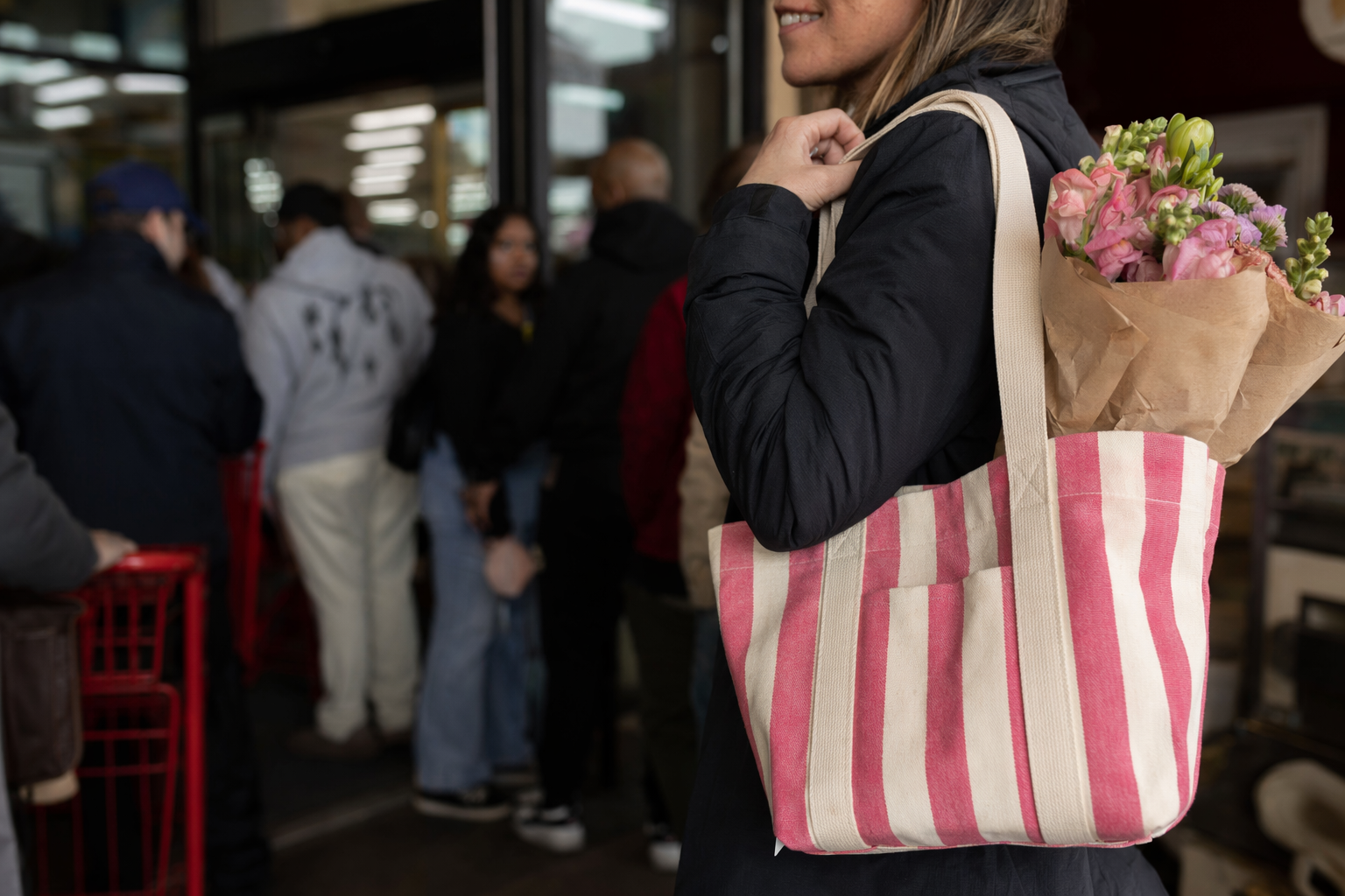 Trader Joe's striped tote bags set off another customer frenzy | Prism News