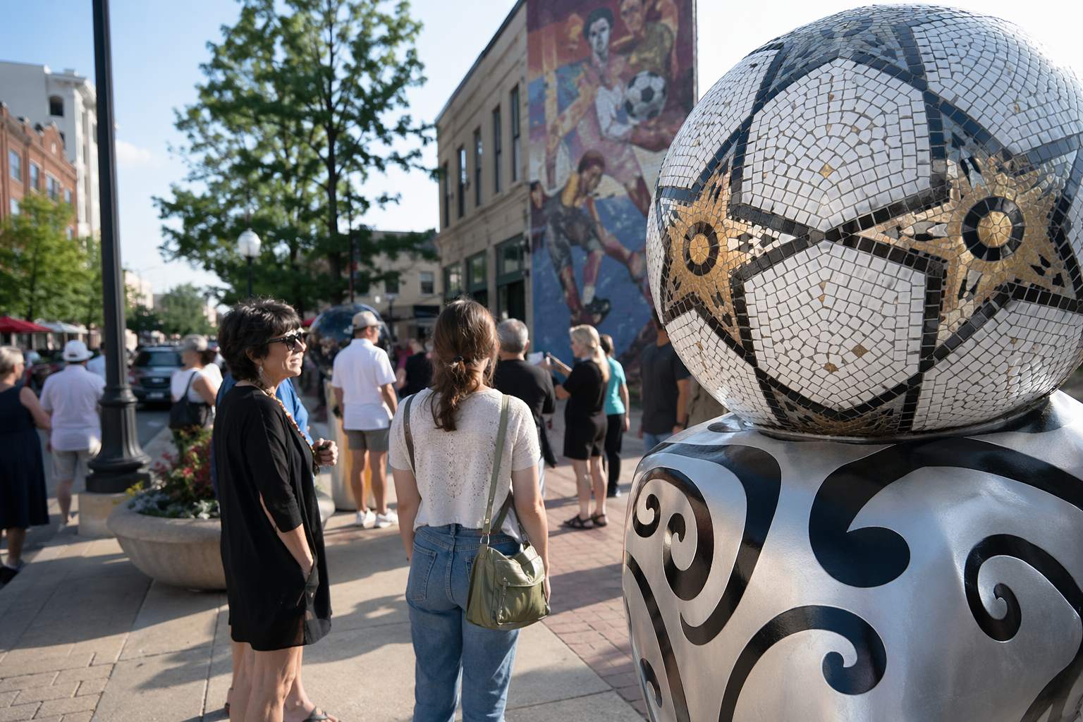 Lawrence downtown art exhibition ties public works to the World Cup ...
