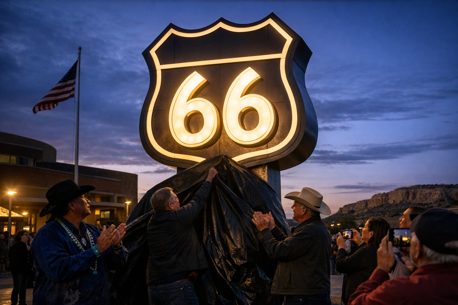 Gallup, McKinley County Unveil 16‑Foot Route 66 Monument to Boost ...