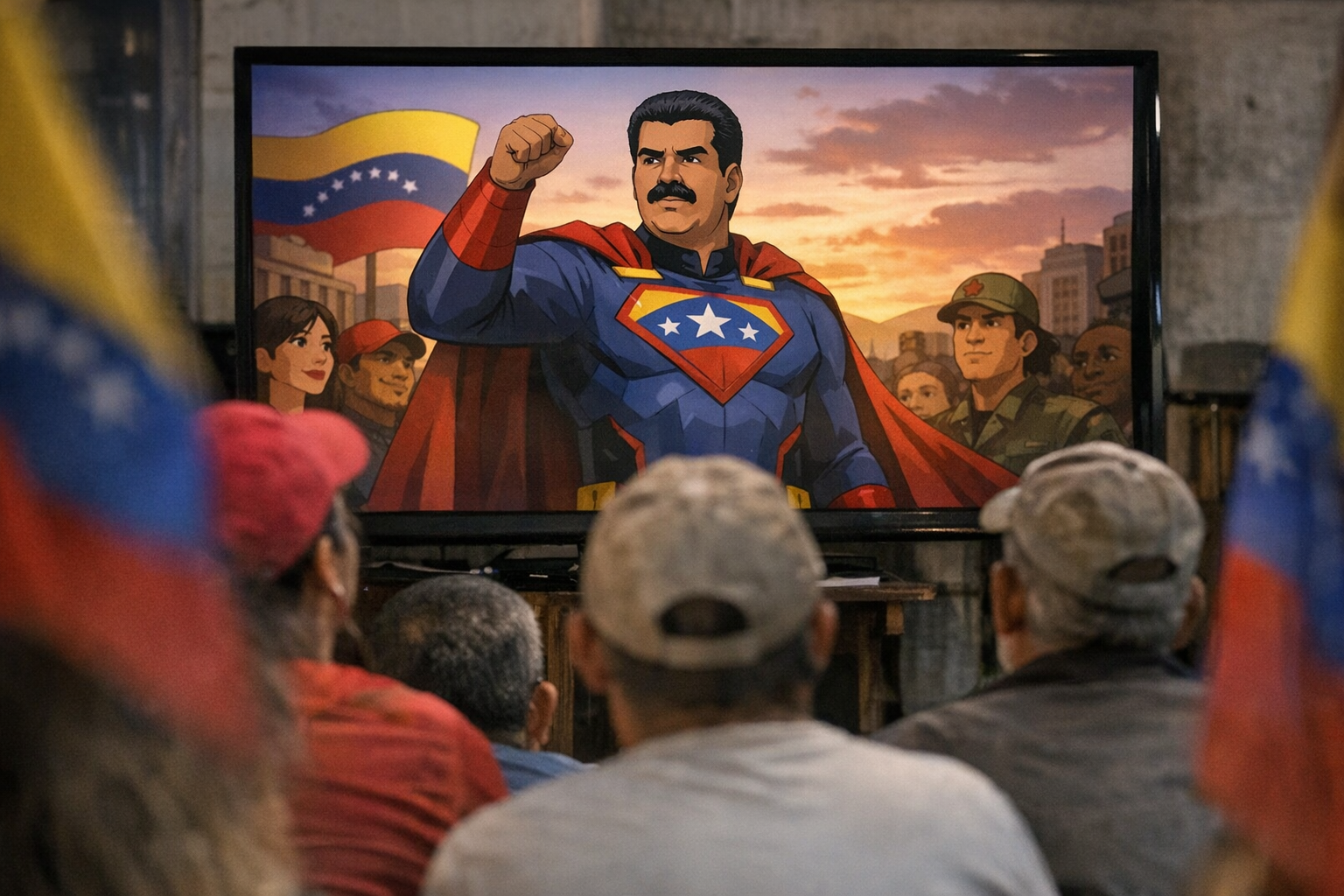 Venezuelan state cartoon casts Maduro as superhero, promotes unity ...